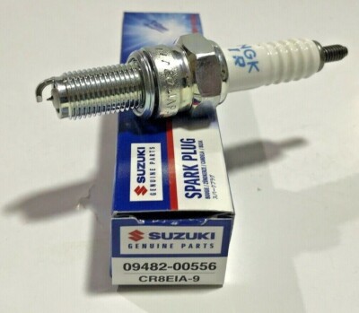 New Spark Plug NGK Suzuki Factory - NGK CR8EIA-9 Code 09482-00556-000 ...