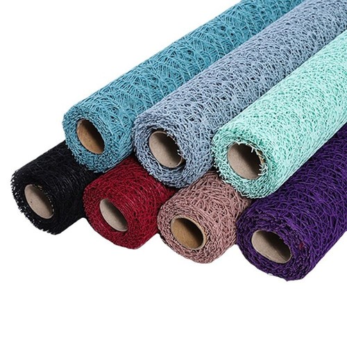 50cm 5yards Flower Wrapping Gauze Floral Wrapping Paper Valentine's Day ...