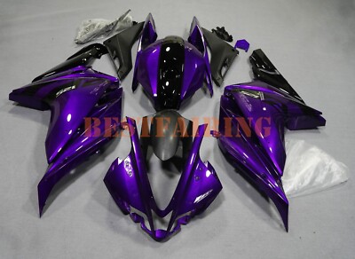 Purple Black Painted Injection Fairing Kit For Yamaha YZF R125 2008 ...