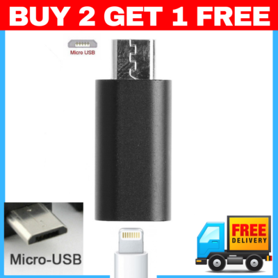 IPHONE TO MICRO USB 8PIN FEMALE TO MICRO USB MALE ADAPTER CONVERTER | eBay
