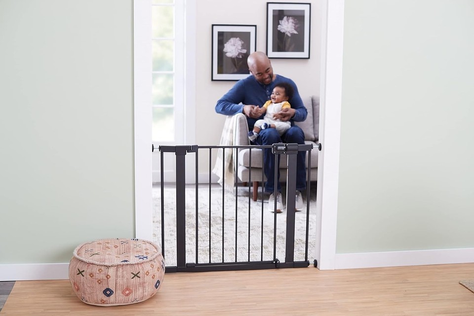 Safety 1st Easy Install Walk Through Gate, Black | eBay