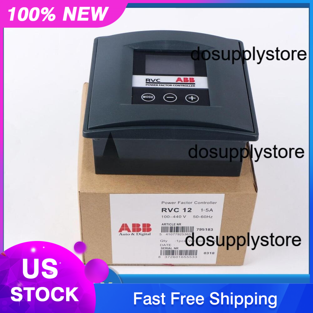 1PCS NEW ABB RVC-12 Power Factor Controller RVC 12 US Free TAX RVC-12/1 ...