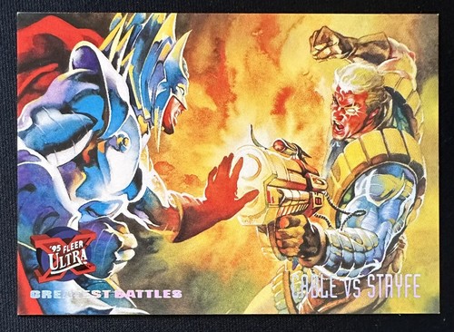 1995 Fleer Ultra X-Men: CABLE VS STRYFE Card #128 Greatest Battles | eBay