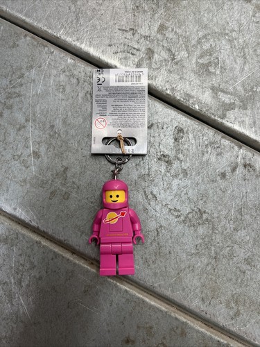 ⭐️ Lego Space Minifigure PINK Spaceman LED LITE Keychain Light In Hand ...