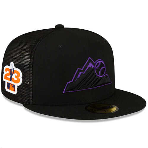 New Era Colorado Rockies Fitted Hat mlb23 Official Spring Training Mesh ...