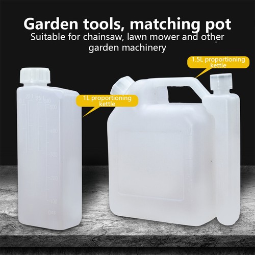 Chainsaws Fuel Bottle Refillable Leakproof Lawn Mower Oil Mixing ...