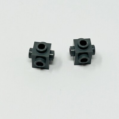 4733 LEGO Parts Brick Modified 1x1 w/ Studs on 4 Sides DARK BLUISH GRAY ...