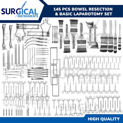 145 Pcs Abdominoperineal Bowel Resection Basic Laparotomy Set Kit ...