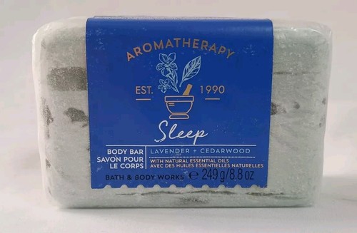 Bath & Body Works Aromatherapy Sleep Lavender Cedarwood Body Bar Soap 8 ...