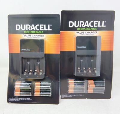 Duracell Charger for Rechargeable AA and AAA Batteries, 4 Slots - 2 ...