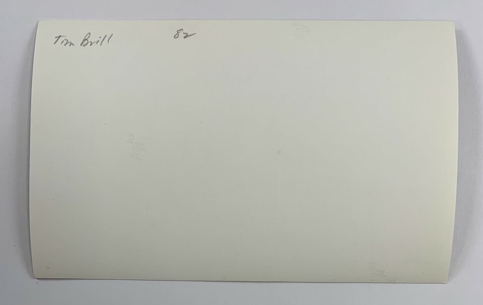 Tim Brill (1982) Atlanta Braves Vintage Baseball Postcard PCAB | eBay