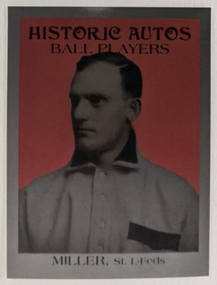 Ward Miller 2019 Historic Autographs Federal League ALLOY #38 Baseball ...