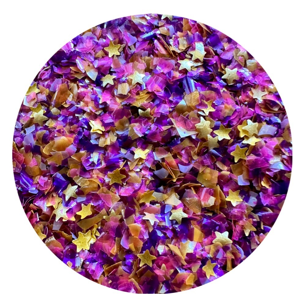 Edible Glitter SWEET VIOLET GOLD Cake Sparkles food decorating 1/4 oz ...
