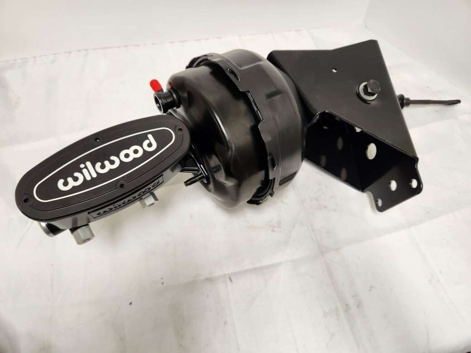 Ford Bronco Black 9" Dual Power Brake Booster Wilwood Master Cylinder 1 ...
