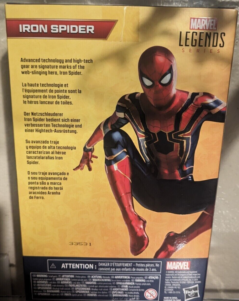 Marvel Legends Marvel Studios Iron Spider 2024 Spider-Man Target ...