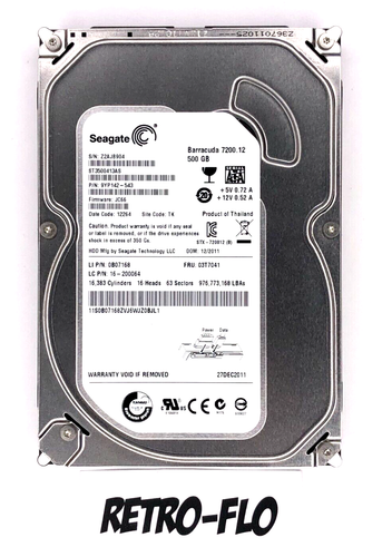 HDD Disque Dur Interne 500 GB Seagate Barracuda ST3500413AS 7200.12 ...