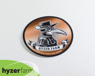 HYZER FARM "REAP WHAT YOU THROW 2" VINYL LOGO STICKER die cut sticker ...