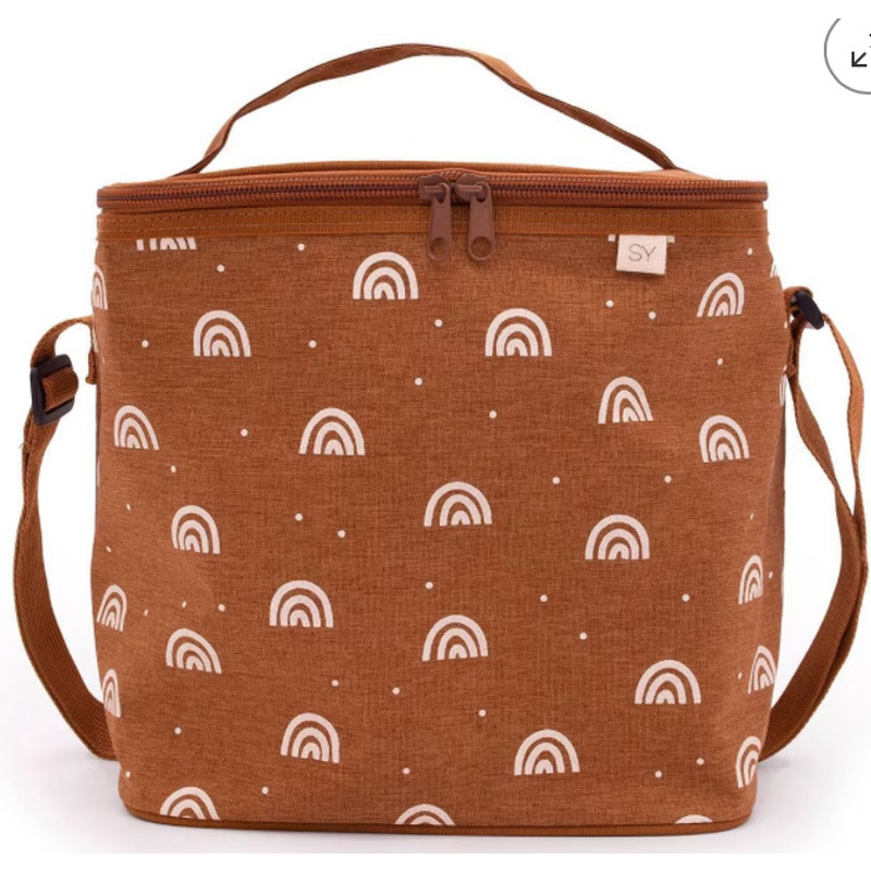 Nourish by SoYoung Lunch Bag - Terra Cotta Rainbows | eBay
