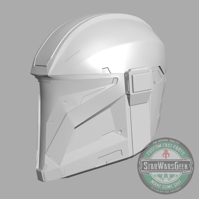 Mando Spartan v2 original Star Wars / HALO mashup custom head for ...