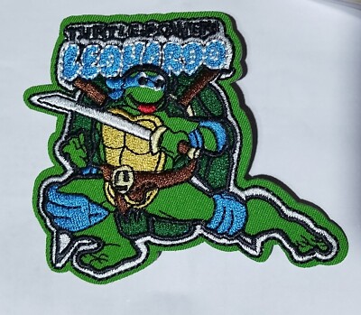 Teenage Mutant Ninja Turtles Leonardo TMNT Embroidery Iron-On Patch | eBay