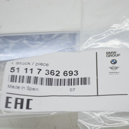 BMW 7 G11 FRONT BUMPER LEFT UPPER MOLDING 51117362693 7362693 2016 | eBay