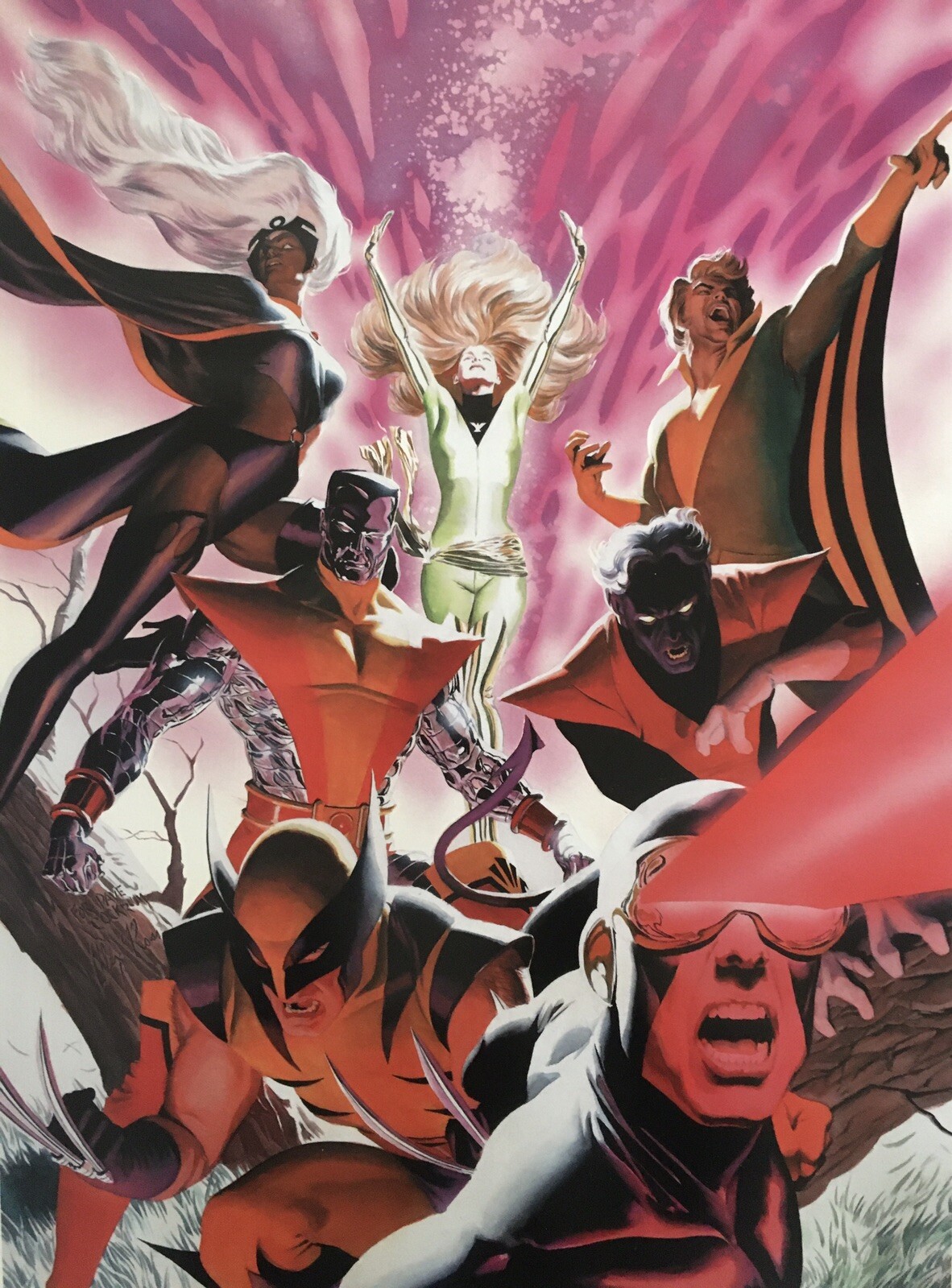 Marvel X-Men Wolverine Alex Ross Homage David Cockrum Rolled Litho #290 ...