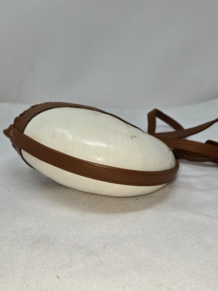 VINTAGE GENUINE NAUTILUS SHELL CONCH WOMEN'S EVENING SHOULDER STRAP BAG ...