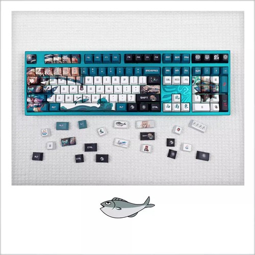 Honkai: Star Rail Qingque Mechanical Keyboards PBT Keycaps Anime Game ...
