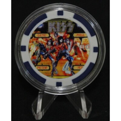 Poker Chip Card Guard Protector - Kiss - Brand New | eBay