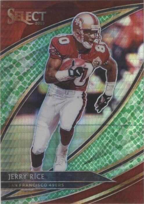 2019 Panini Select - Field Level Jerry Rice #269 Dragon Scale Prizm /88 ...