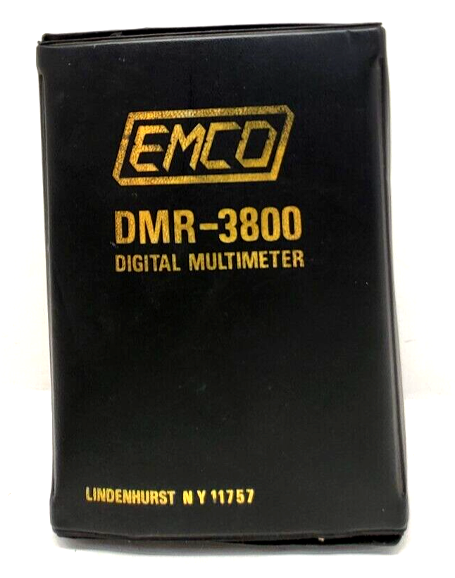EMCO DMR 3800 Digital Multimeter Electrical Tester Amp Volt Meter w ...