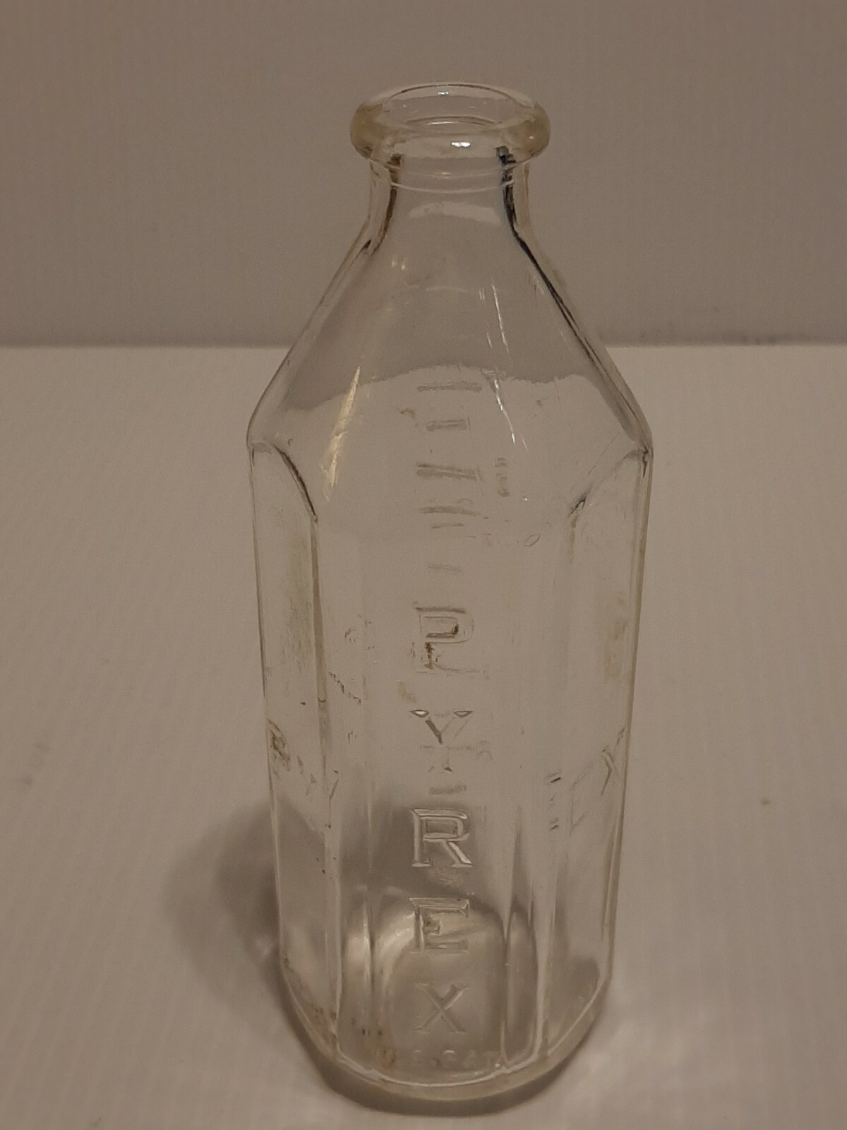 Vintage Pyrex Glass Baby Bottle 8oz Hexagonal Narrow Neck | eBay
