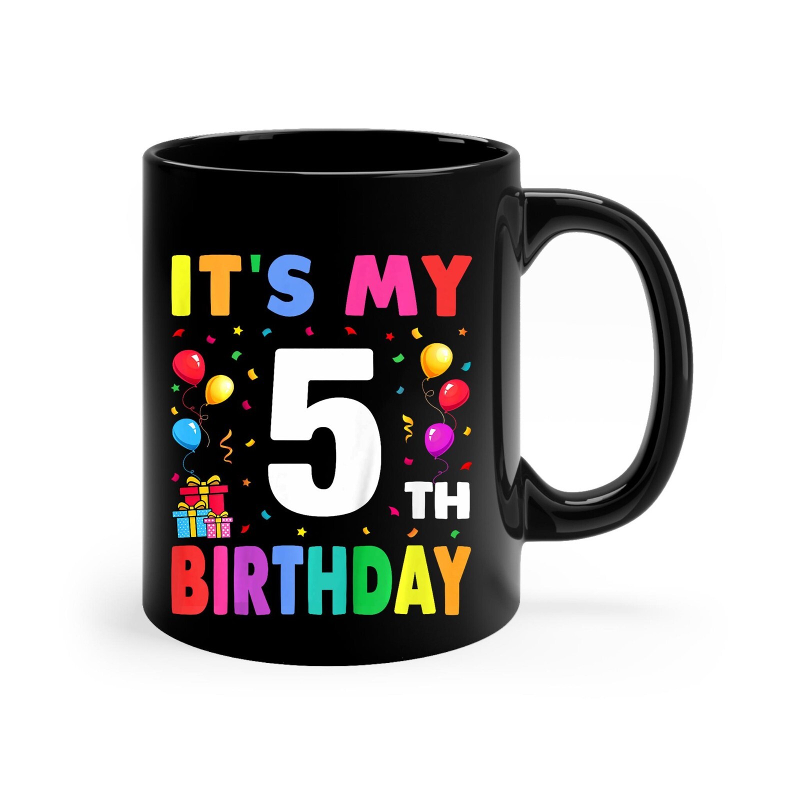Kids It's My 5th Birthday 5 Five Happy Birthday Boys or Girls Mug | eBay