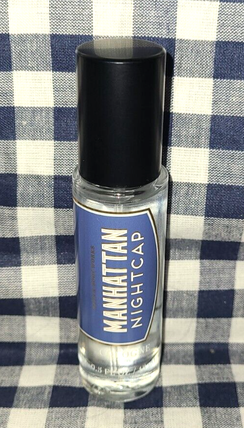 ALL NEW Men's MANHATTAN NIGHT CAP 0.5 oz Travel Cologne Bath & Body ...