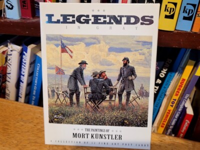 Mort Kunstler Paintings, LEGENDS in GRAY set of 12 Civil War postcards ...