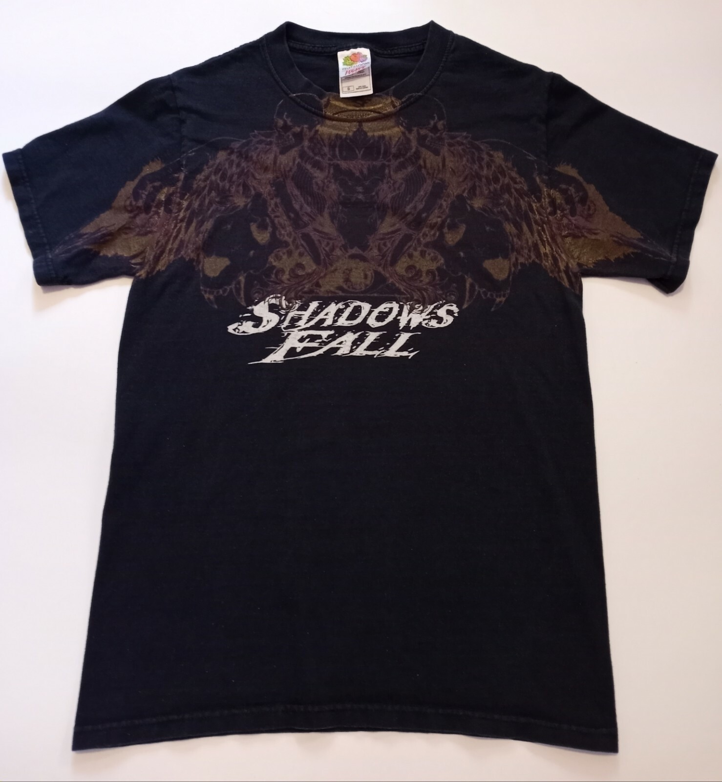 Shadows Fall Retribution Double Side Spell Out Graphic Rock Band TShirt ...