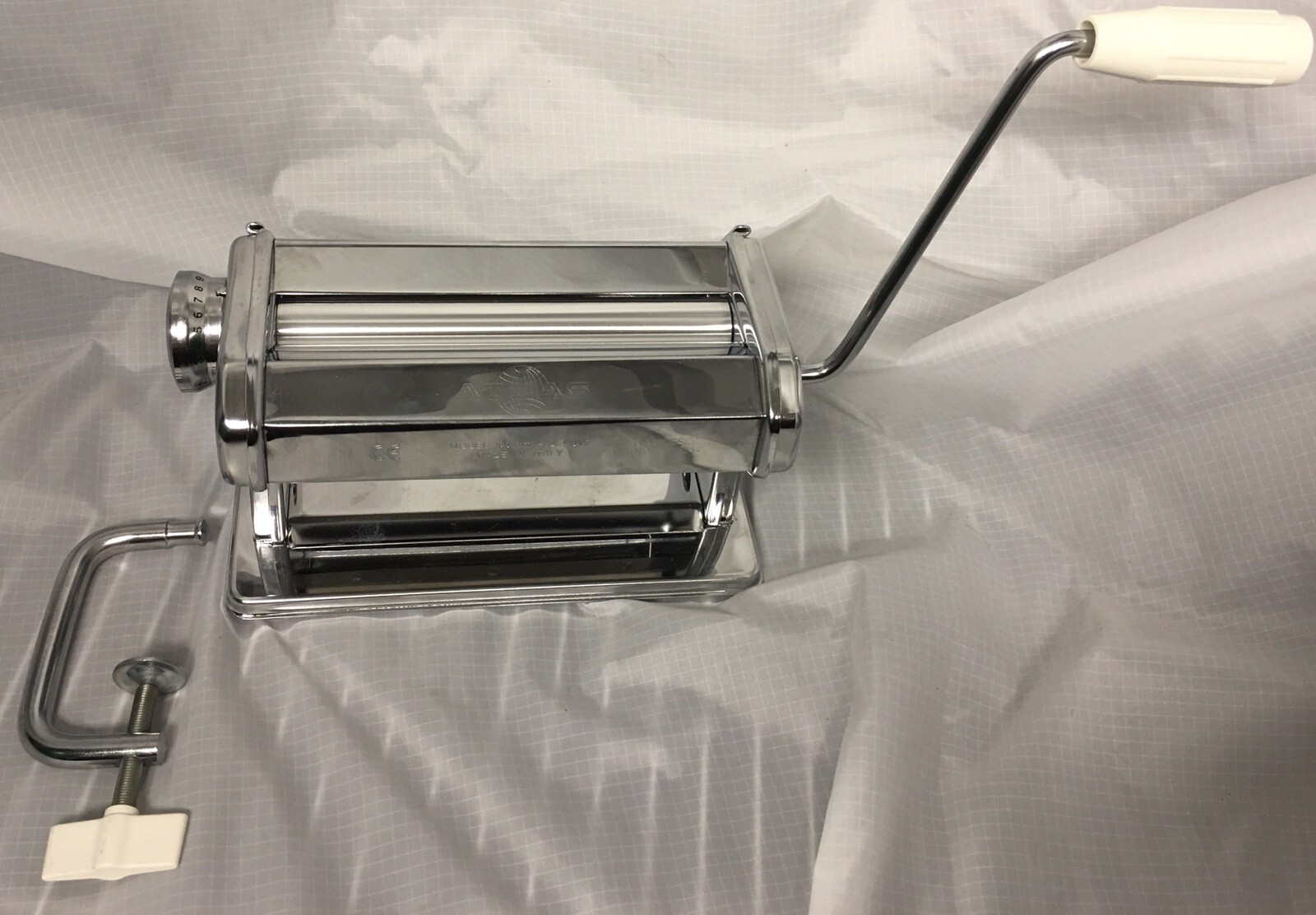 Marcato 8340 Atlas Pasta Dough Roller Made in Italy Includes ...