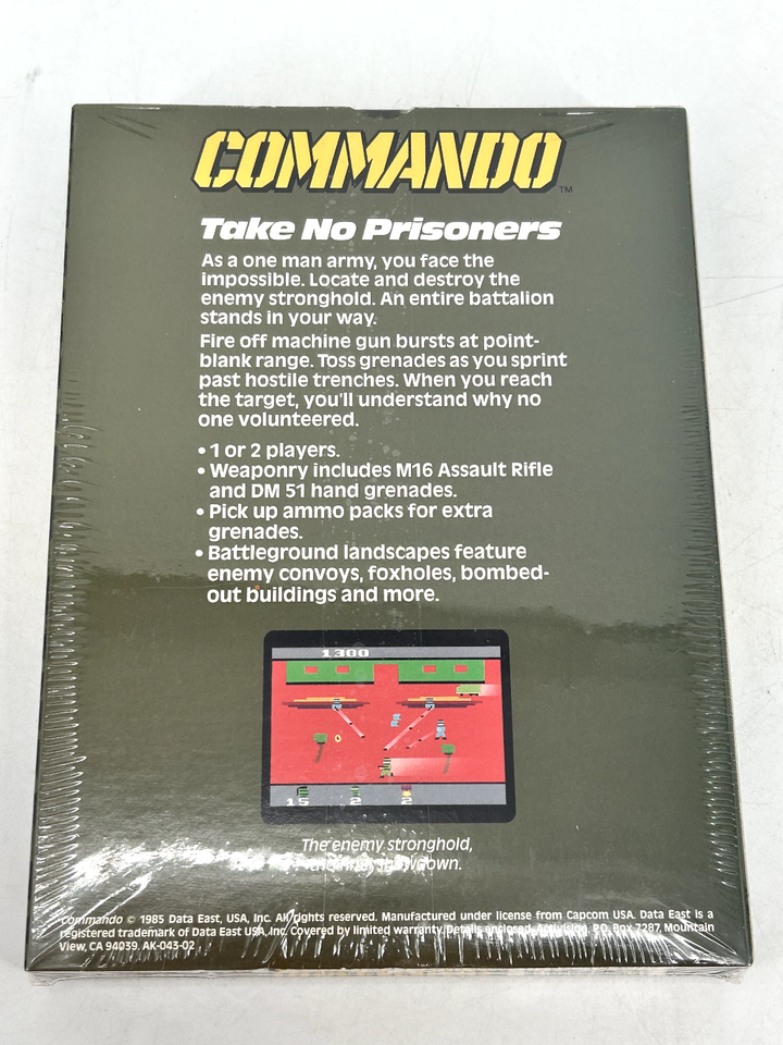 Commando Atari 2600 / 7800 Activision Brand New SEALED | eBay