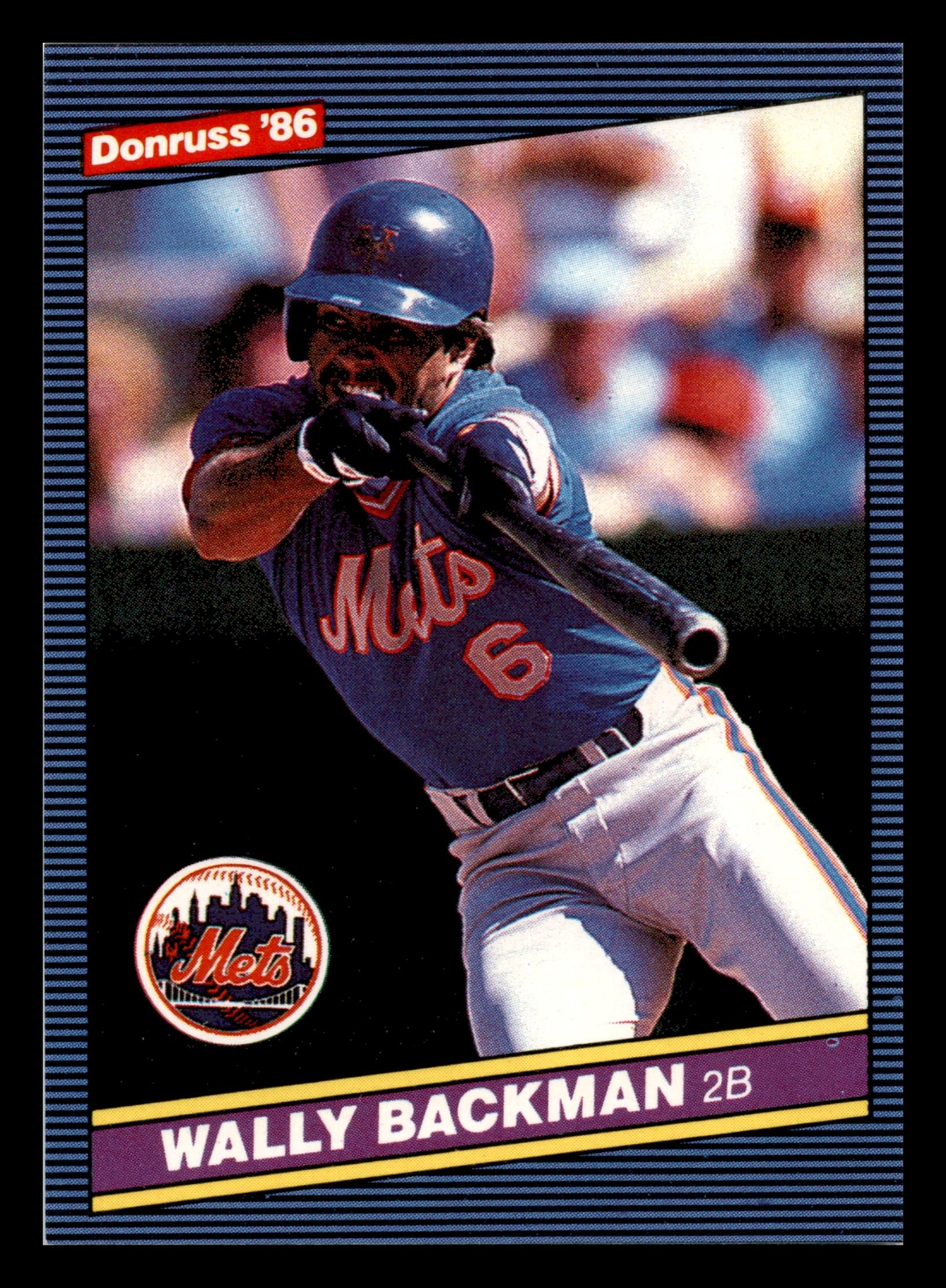 1986 Donruss Wally Backman #238 New York Mets NM-MINT | eBay