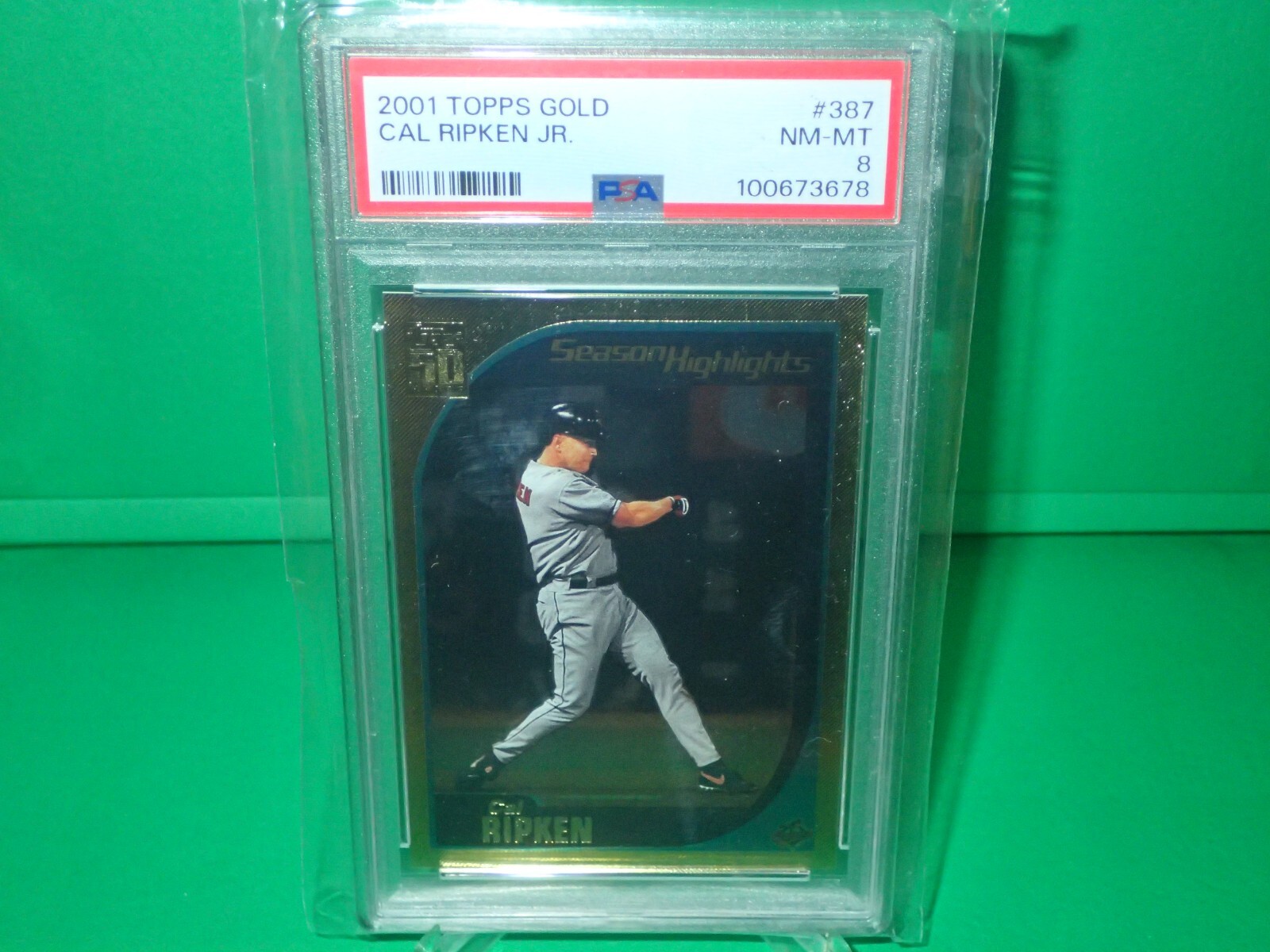 2001 Topps - Season Highlights Cal Ripken #387 Gold /2001 for sale ...