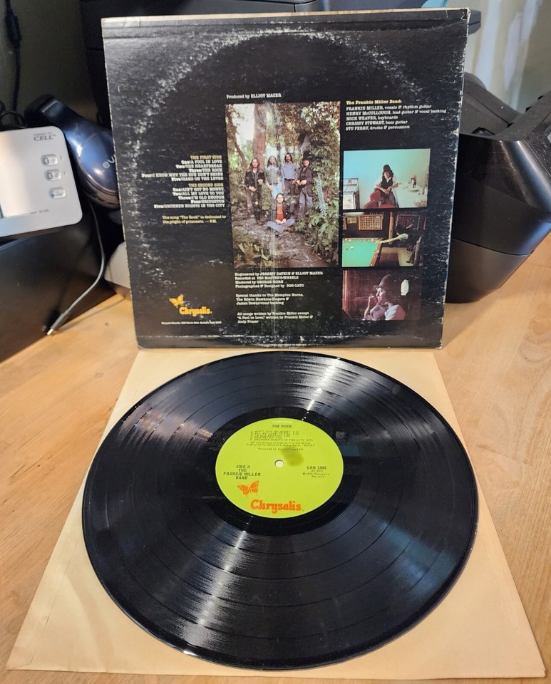THE FRANKIE MILLER BAND ‎– THE ROCK (LP) CHRYSALIS ‎CHR 1088 | eBay