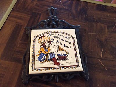 metal tile trivet | eBay