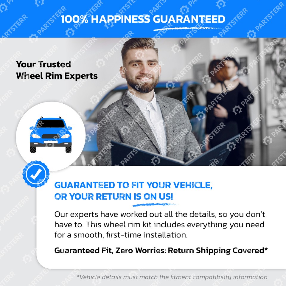 Wheel Rims Set with Chrome Lug Nuts Kit for 13-19 Cadillac ATS P820432 ...