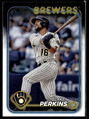 2024 Topps #663 Blake Perkins Milwaukee Brewers | eBay