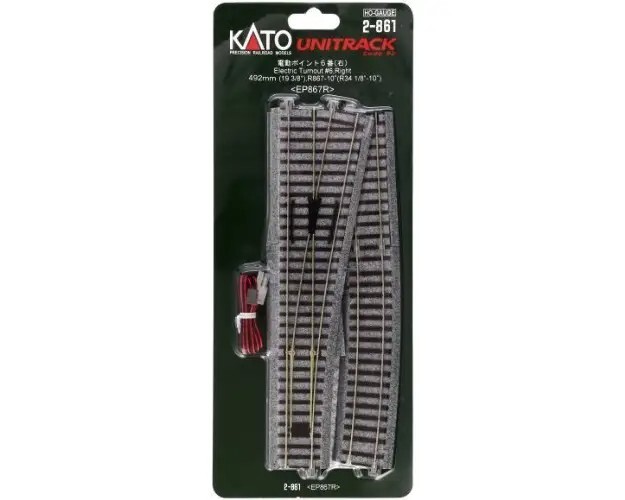 NEW HO Scale Kato UniTrack track components - straight, curve, turnouts ...
