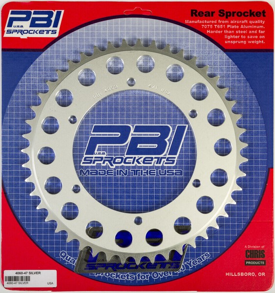 PBI - 4060-47 - Aluminum Rear Sprocket, 47T for sale online | eBay