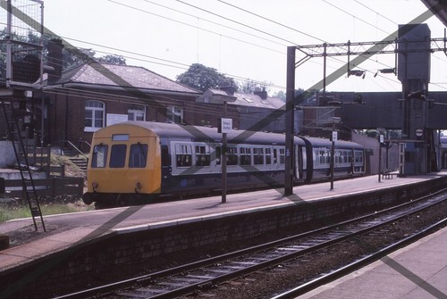RAILWAY LOCOMOTIVE 35MM SLIDE CLASS 101 DMU AT BISHOPS STORTFORD ...