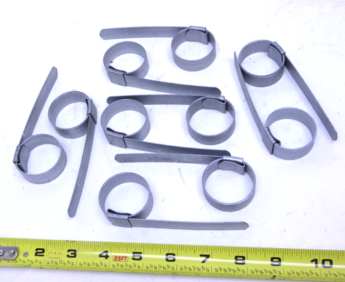 10 PACK! F4 Fast Lok Galvanized PREFORMED Band Strap Clamp For 1-1/4 ...