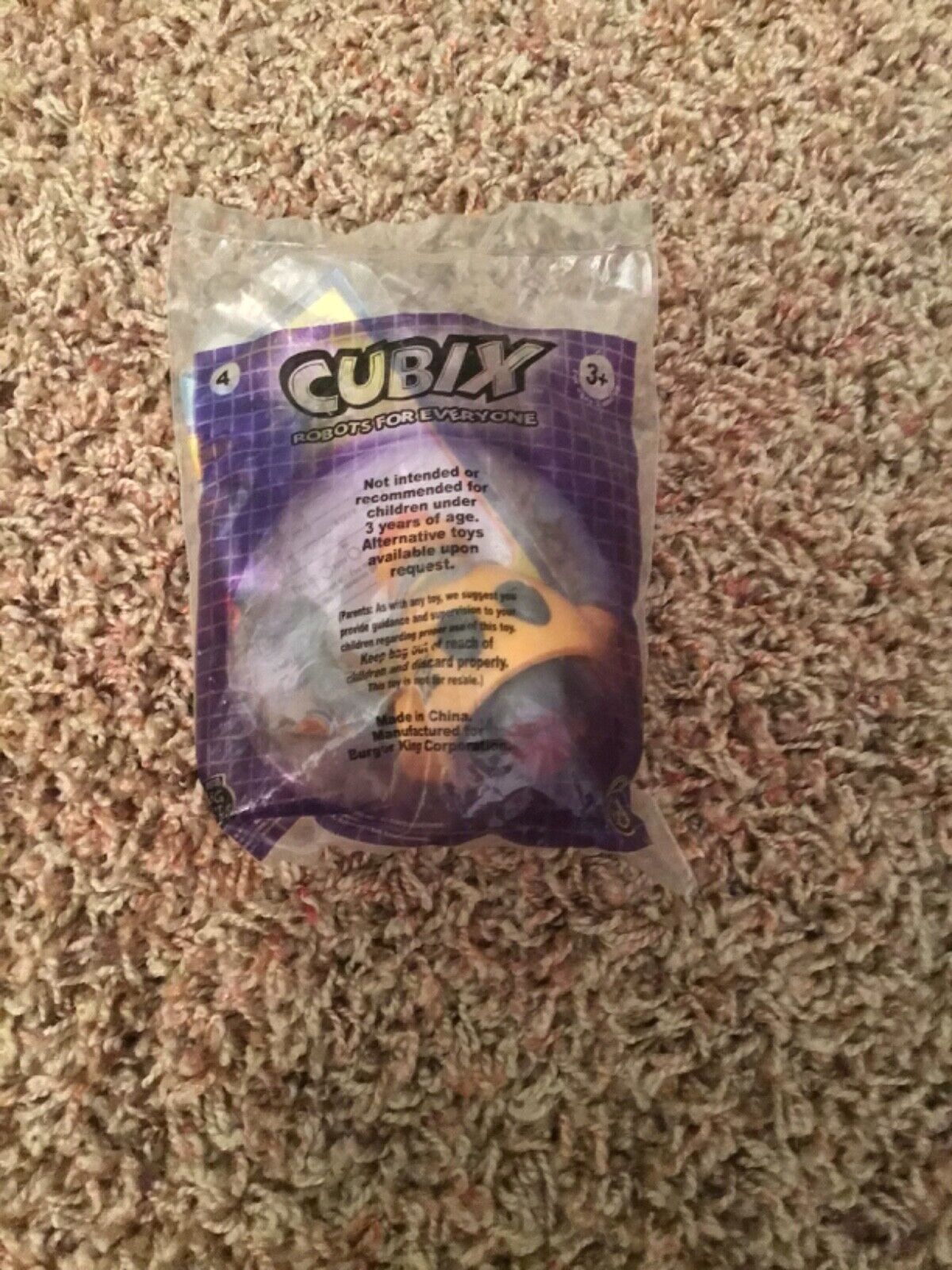 Vintage Burger King Cubix #4 Kids Meal Toy | eBay