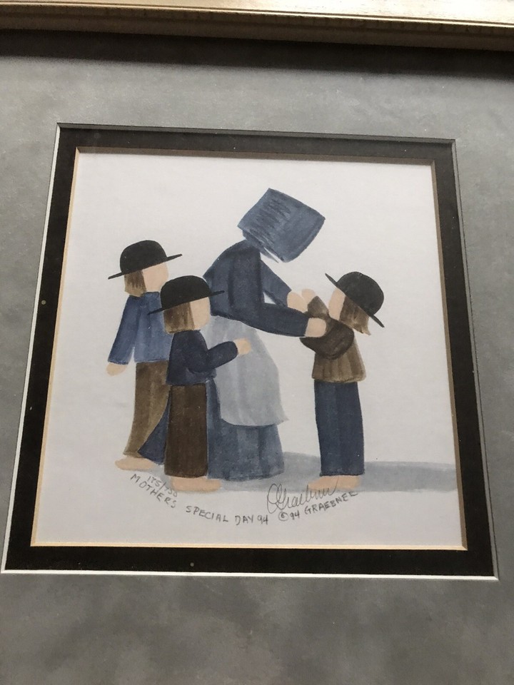 Diane Graebner Amish Numbered Signed COA Art Prints 94 Mother’s Day 95 ...